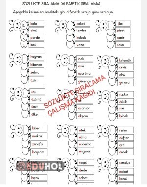 Alfabetik Sıralama Sözlükte Sı... · Eduhol - Etkinlik İndir Oyun Oyna ...