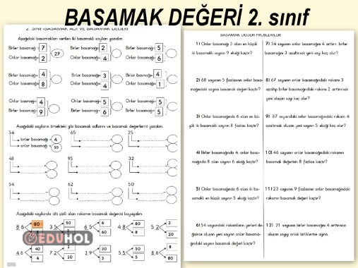 Basamak Değeri 2. Sınıf Çalışm... · Eduhol - Etkinlik İndir Oyun Oyna ...