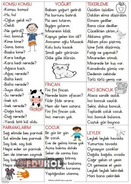 Hızlı Okuma Tekerlemeleri · Eduhol - Etkinlik İndir Oyun Oyna Test Çöz ...