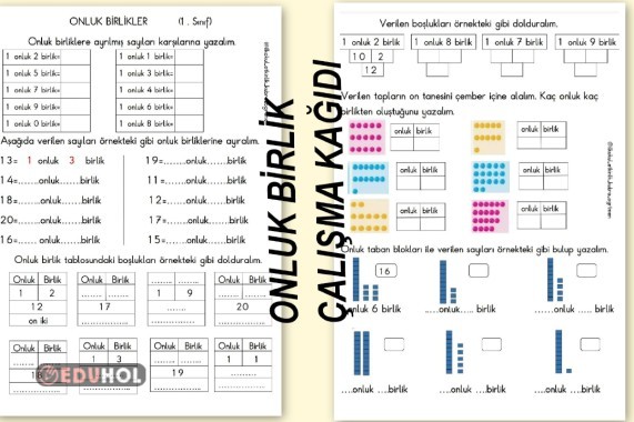 Onluk Birlik Çalışma Kağıdı 1.... · Eduhol - Etkinlik İndir Oyun Oyna ... Onluk Birlik Çalışma Kağıdı 1.... · Eduhol - Etkinlik İndir Oyun Oyna ...