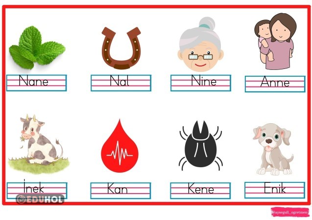 N Sesi Dikte · Eduhol - Etkinlik İndir Oyun Oyna Test Çöz Video İzle