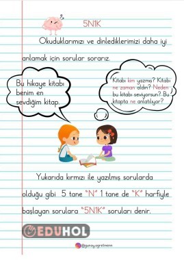 Defter Notları ( 5N 1K) · Eduhol - Etkinlik İndir Oyun Oyna Test Çöz ...