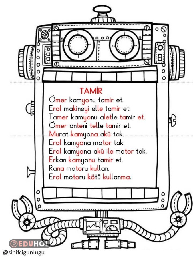 Robot Aç Kapa Tamir Okuma Metn... | Eduhol - Ders Videoları İzle Online ...