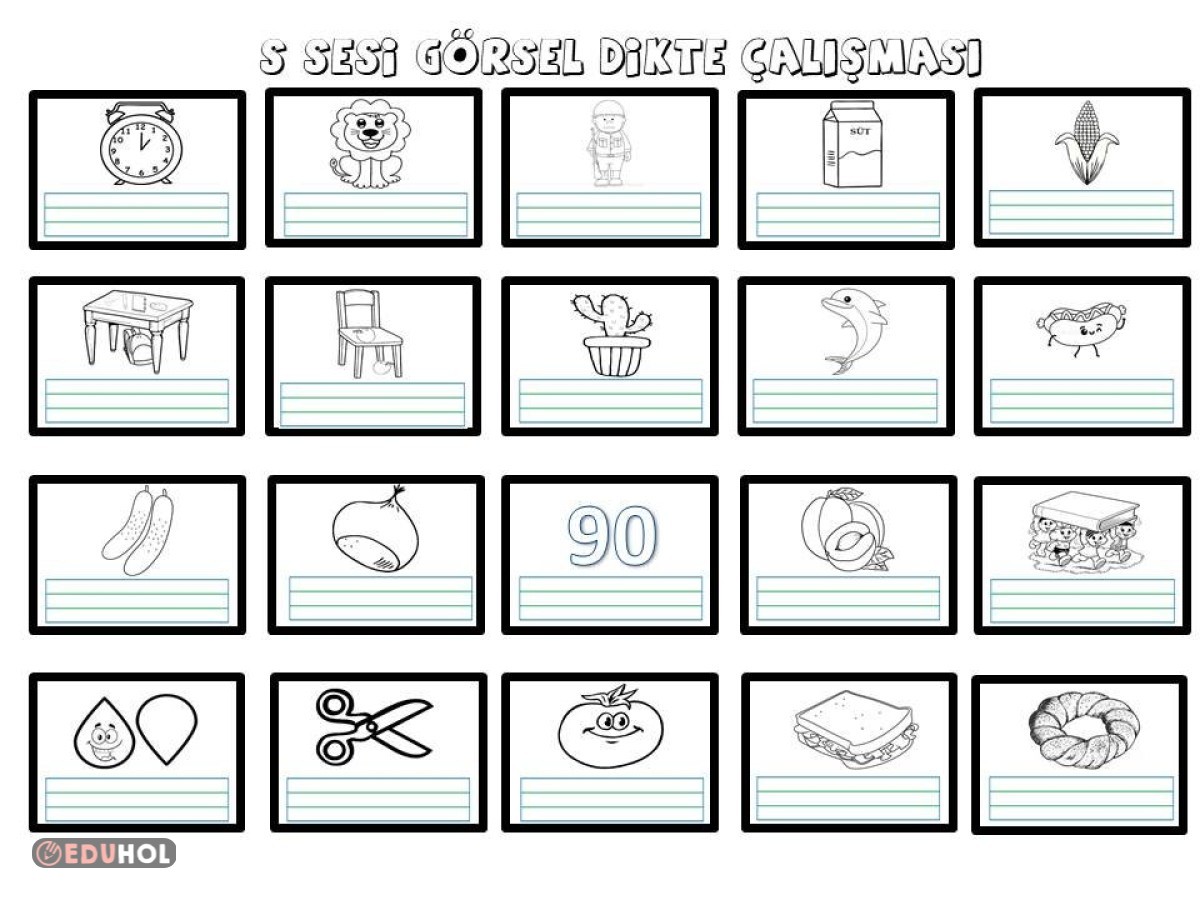 S Sesi Görsel Dikte Çalışması... | Eduhol - Ders Videoları İzle Online ...