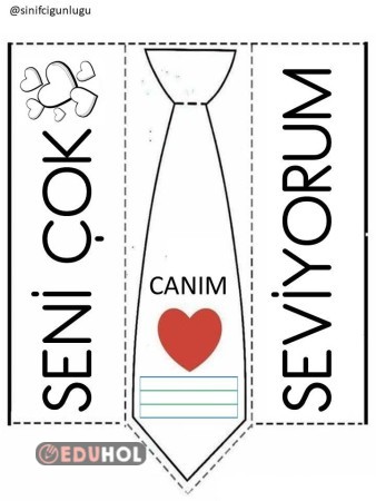 Baba Yazma Şablonu · Eduhol - Etkinlik İndir Oyun Oyna Test Çöz Video İzle