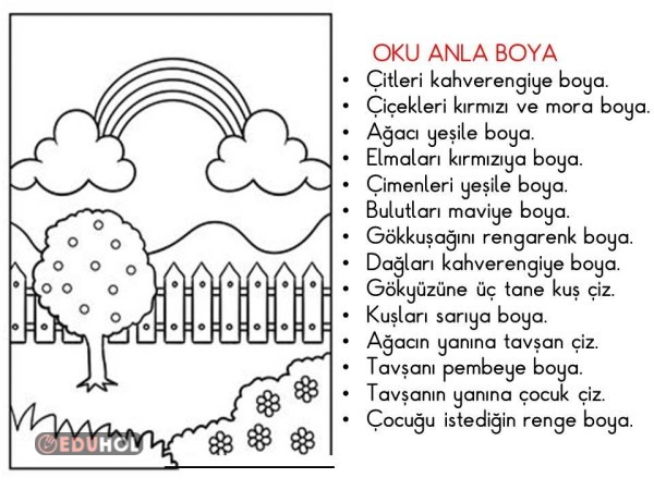 Oku Anla Boya · Eduhol - Etkinlik İndir Oyun Oyna Test Çöz Video İzle