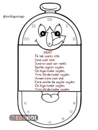 Saat Aç Kapa Okuma Boyama Metn... · Eduhol - Etkinlik İndir Oyun Oyna ...