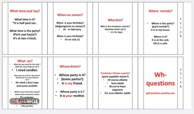 5.7 Wh- Questions Mini Book · Eduhol - Etkinlik İndir Oyun Oyna Test ...