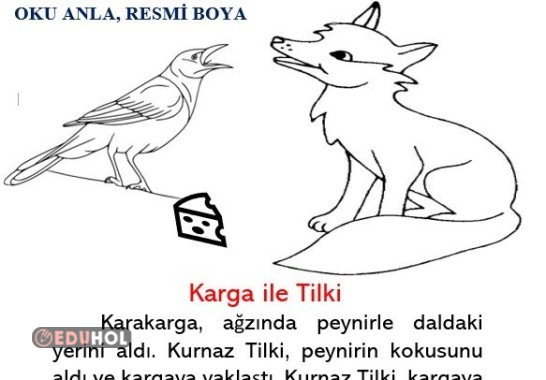 Karga İle Tilki · Eduhol - Etkinlik İndir Oyun Oyna Test Çöz Video İzle