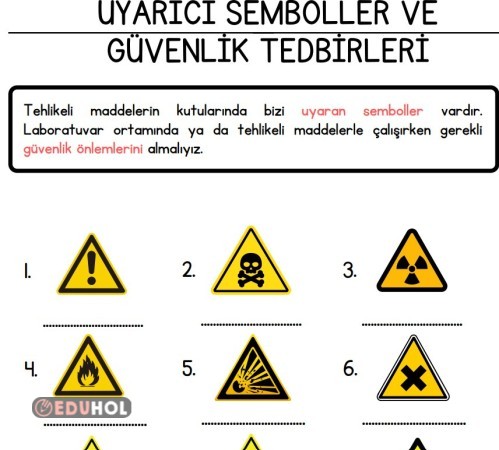 Uyarıcı Semboller Ve Güvenlik ... · Eduhol - Etkinlik İndir Oyun Oyna ...