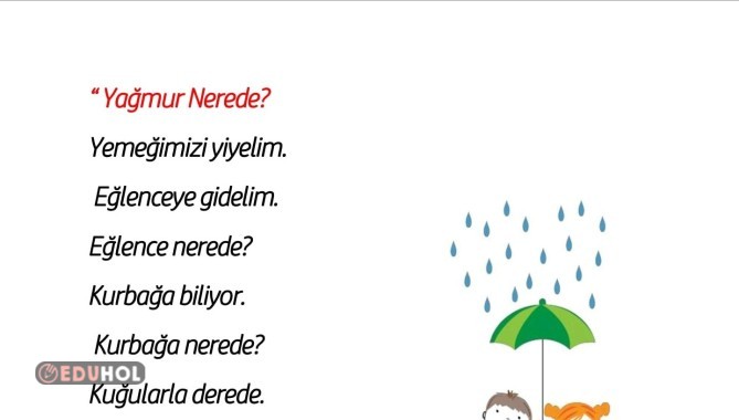 Tekerlemeler 1 · Eduhol - Etkinlik İndir Oyun Oyna Test Çöz Video İzle