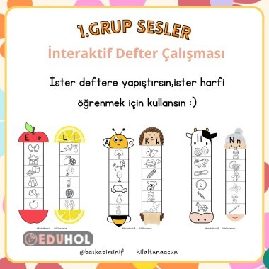 1.Grup Sesler · Eduhol - Etkinlik İndir Oyun Oyna Test Çöz Video İzle