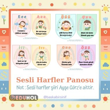 Sesli Harfler Panosu · Eduhol - Etkinlik İndir Oyun Oyna Test Çöz Video ...