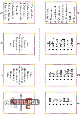 U Sesi Mini Okuma Kitapçığı... · Eduhol - Etkinlik İndir Oyun Oyna Test ...