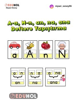 A-A, N-N, An, Na, Ana Deftere ... · Eduhol - Etkinlik İndir Oyun Oyna ...