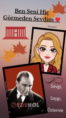 10 Kasım Poster · Eduhol - Etkinlik İndir Oyun Oyna Test Çöz Video İzle