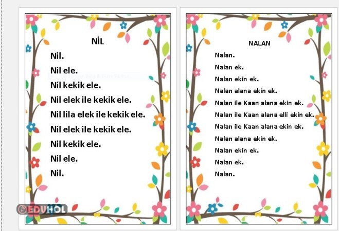 Elakin Hızlı Okuma Metinleri · Eduhol - Etkinlik İndir Oyun Oyna Test ...