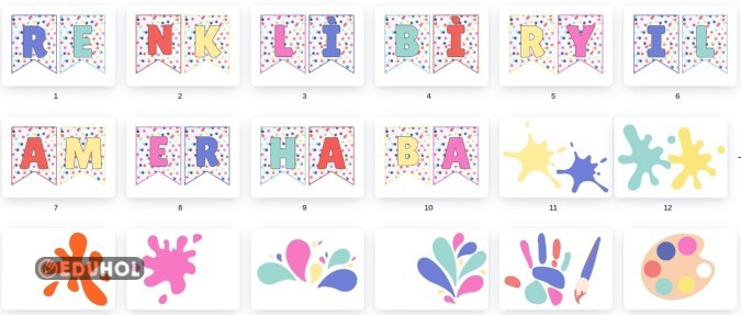 Renkli Bir Yıla Merhaba · Eduhol - Etkinlik İndir Oyun Oyna Test Çöz ...